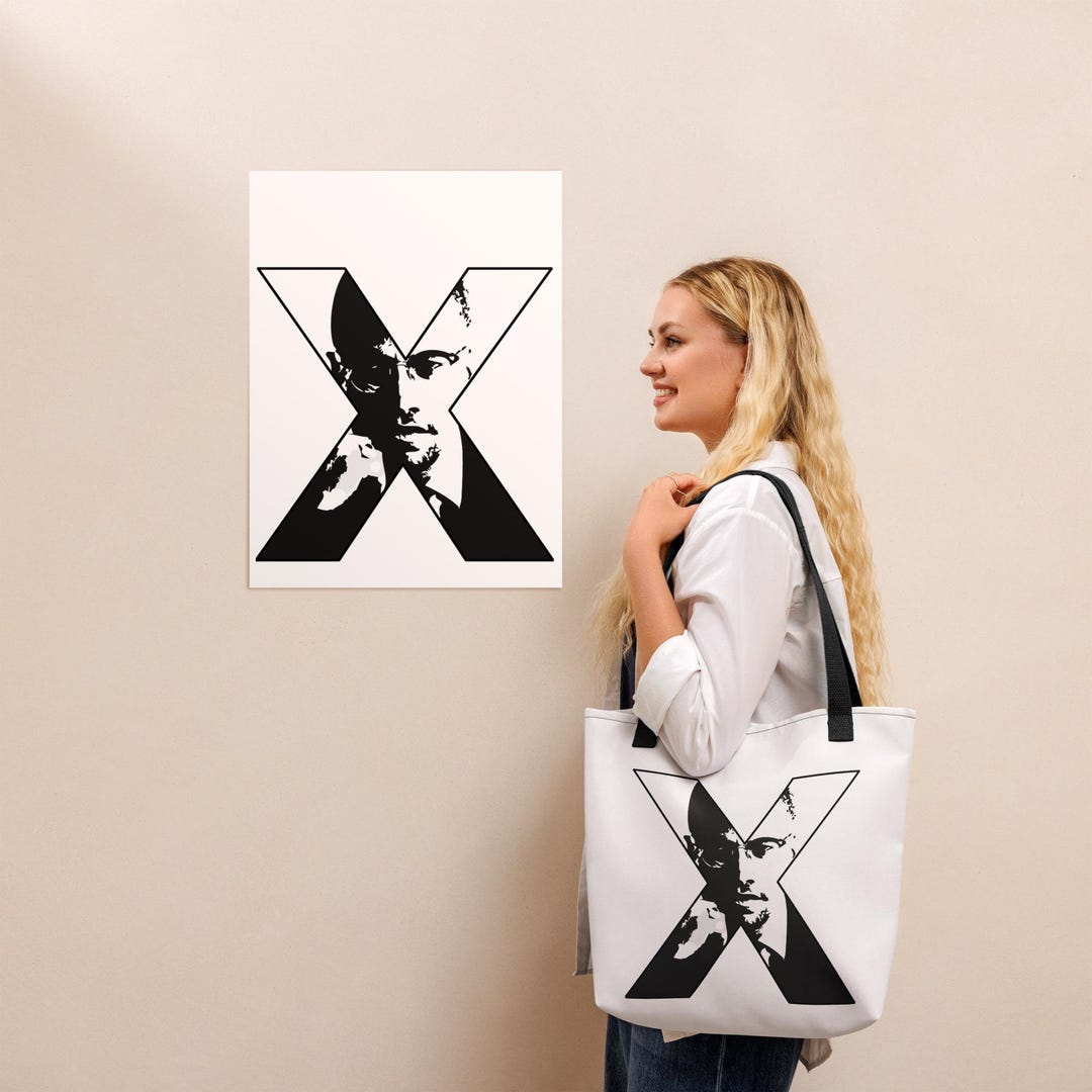 Malcolm X Tote Bag – Bold Iconic Design – Durable and Customizable ...