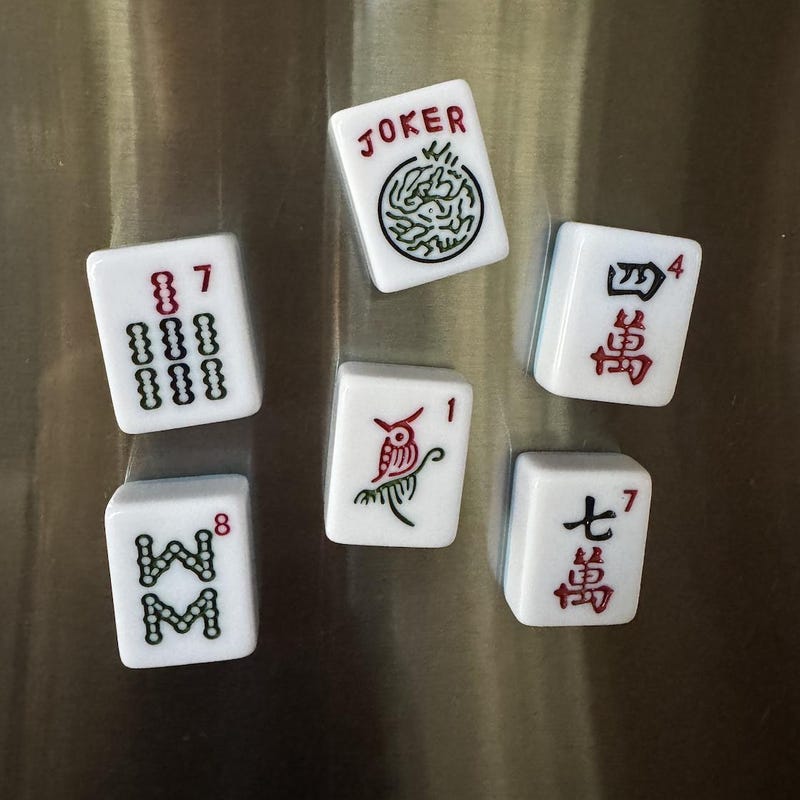Mahjong Tiles Elephants - Etsy
