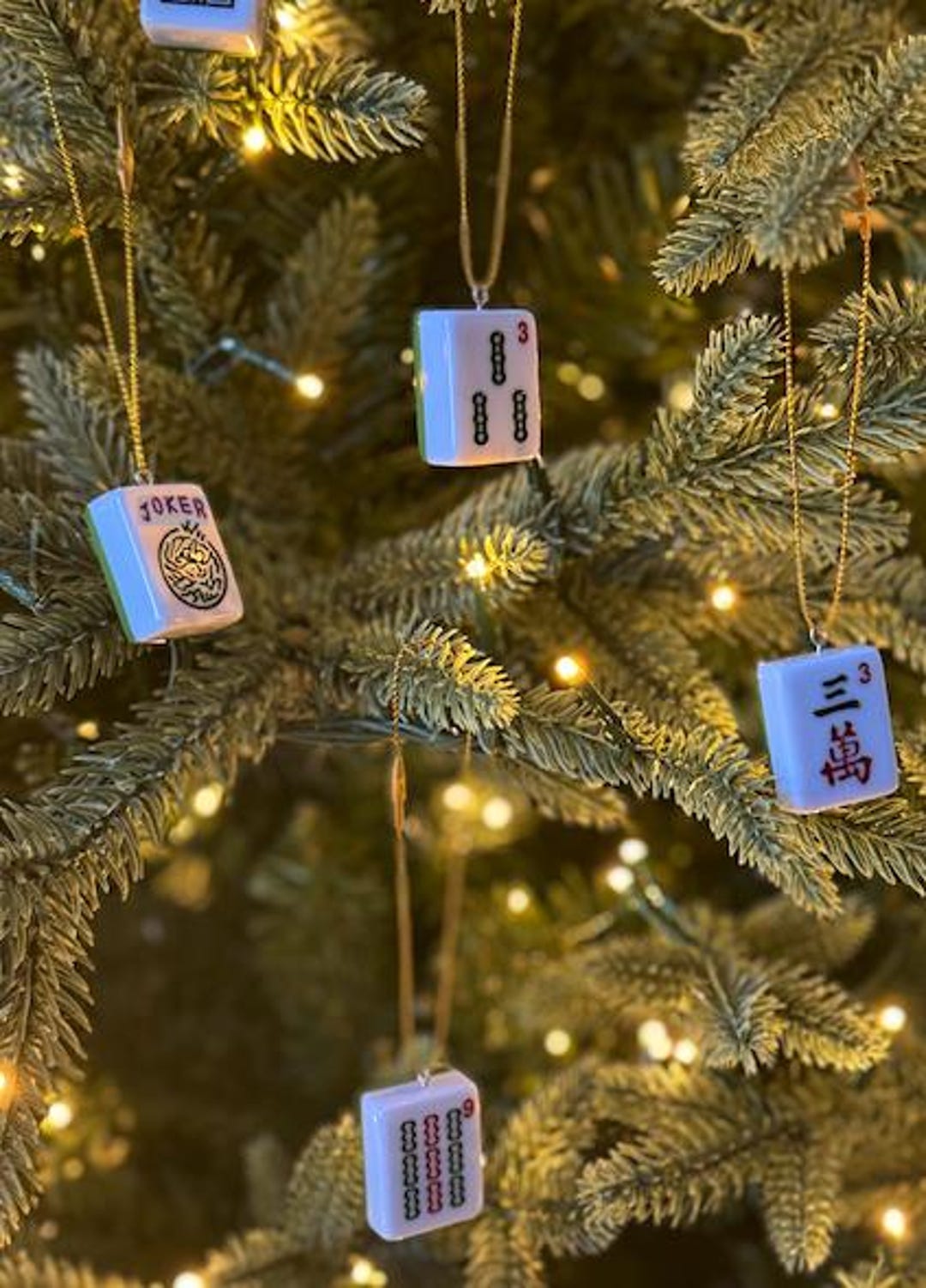 Mahjong Ornaments - Set of 6 - Etsy