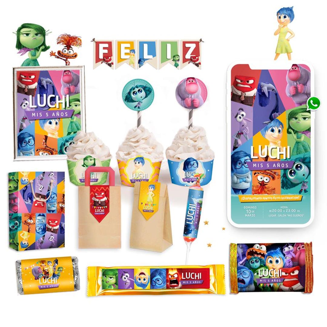 Inside Out Candy Bar Printable Kit Birthday Inside Out Birthday ...