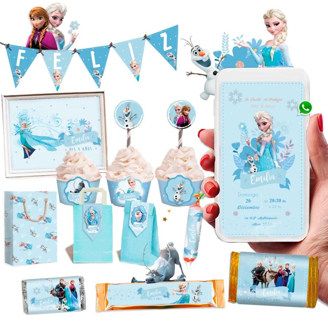 Frozen Candy Bar Printable Kit Birthday Supplies - Etsy