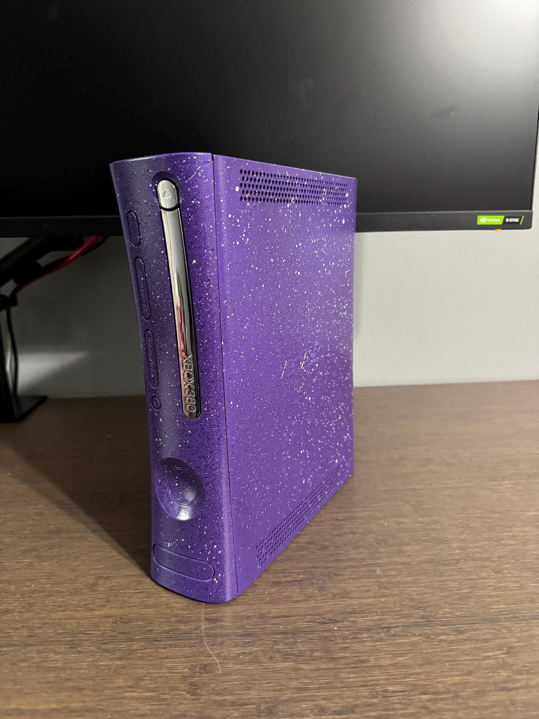 Custom Purple Xbox 360 Retail Console AV ONLY Reconditioned Xenon Fresh ...