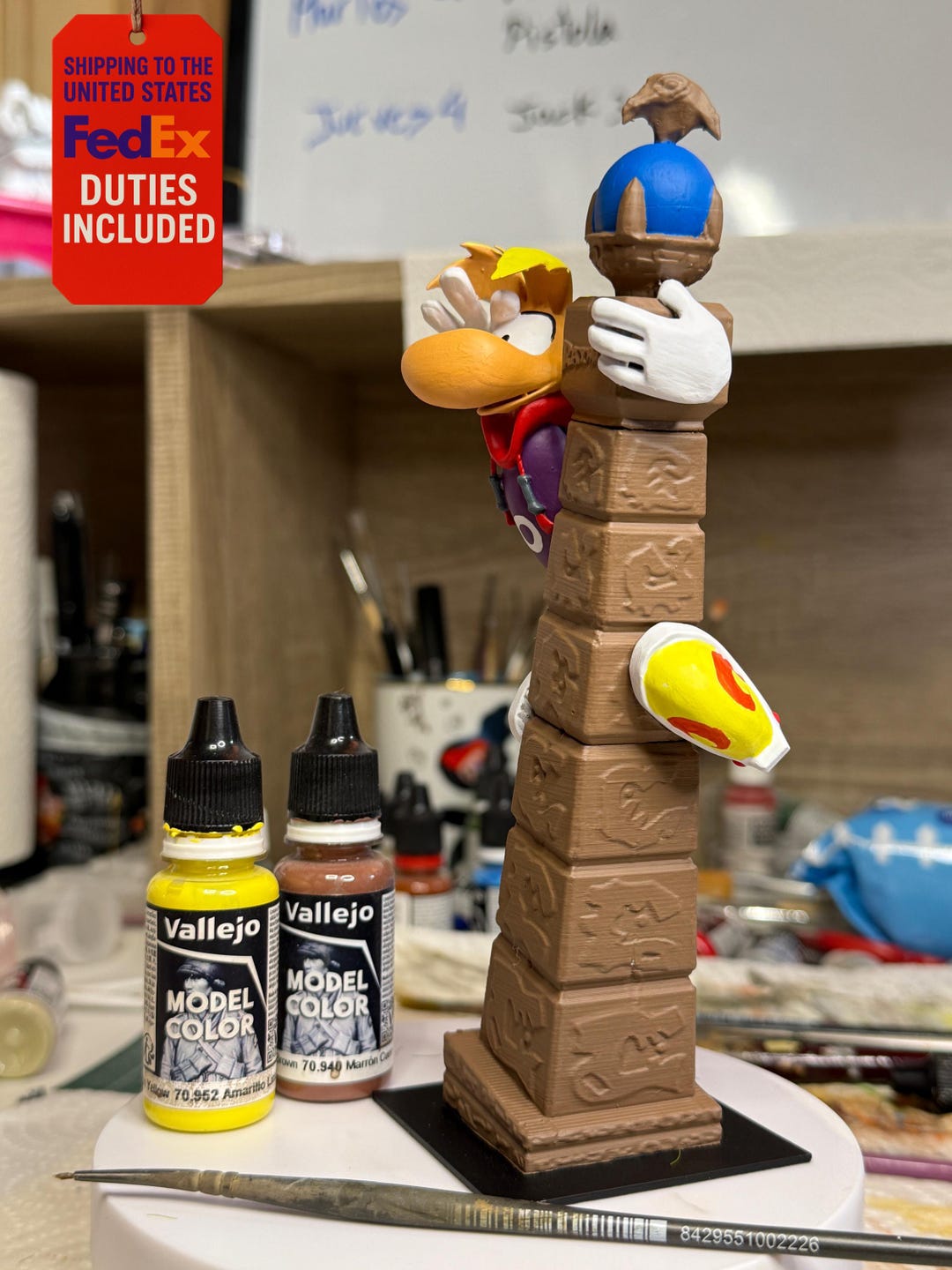 Rayman Figure in Tribute Tower, Hand Painted - Etsy