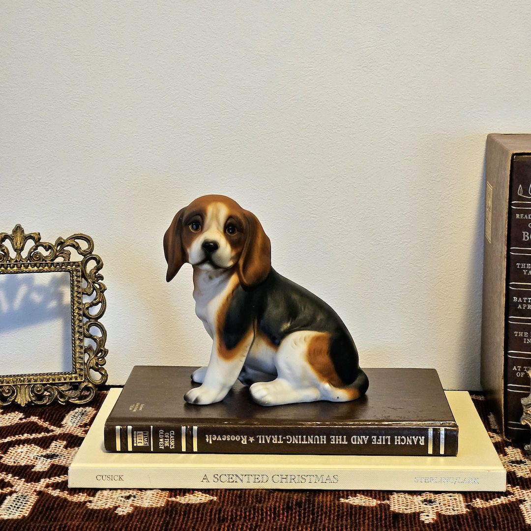 Beagle Ceramic Statue - Etsy