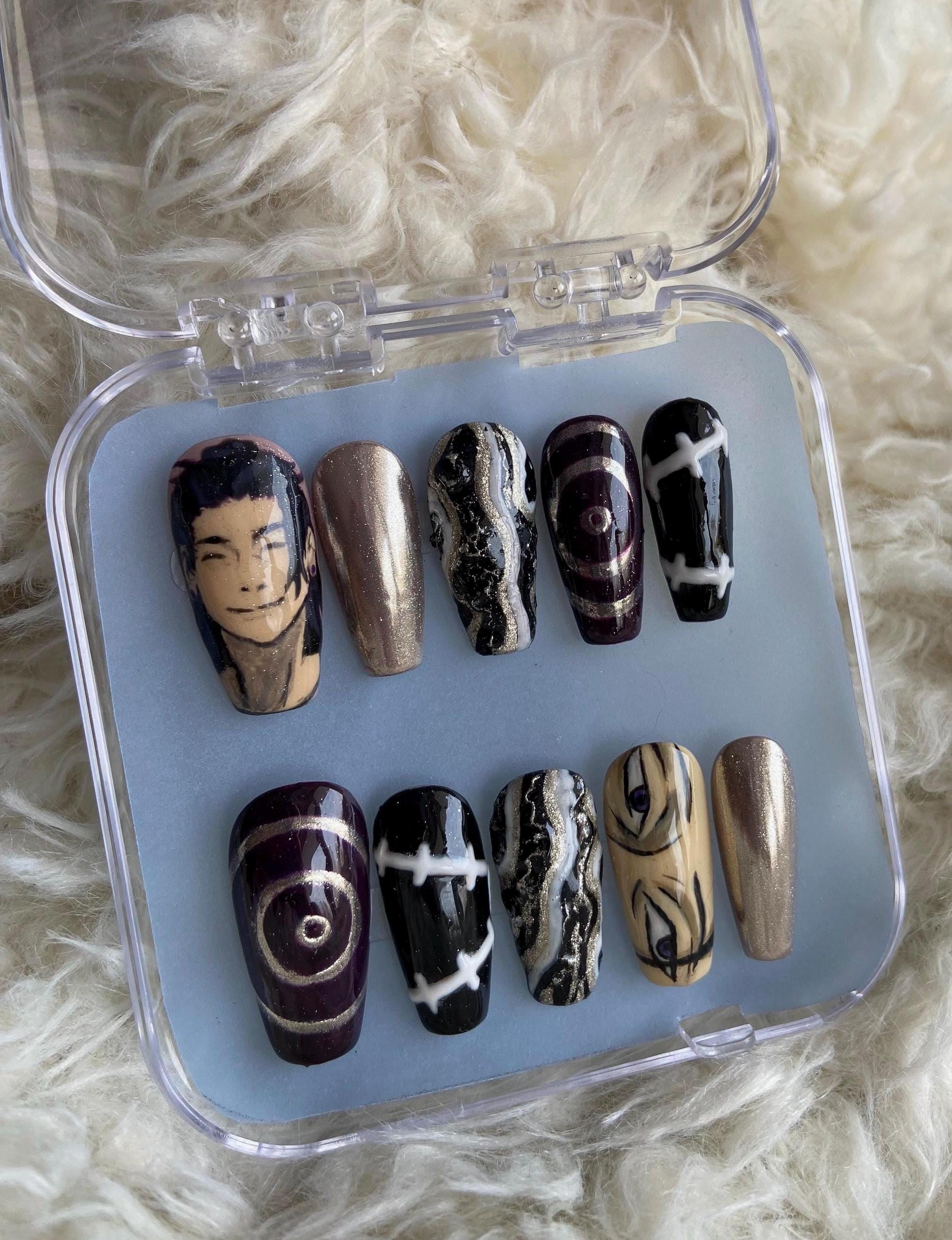JJK Geto Suguru Nails Press-on Anime Fandom Jujutsu Kaisen Manga Geek ...