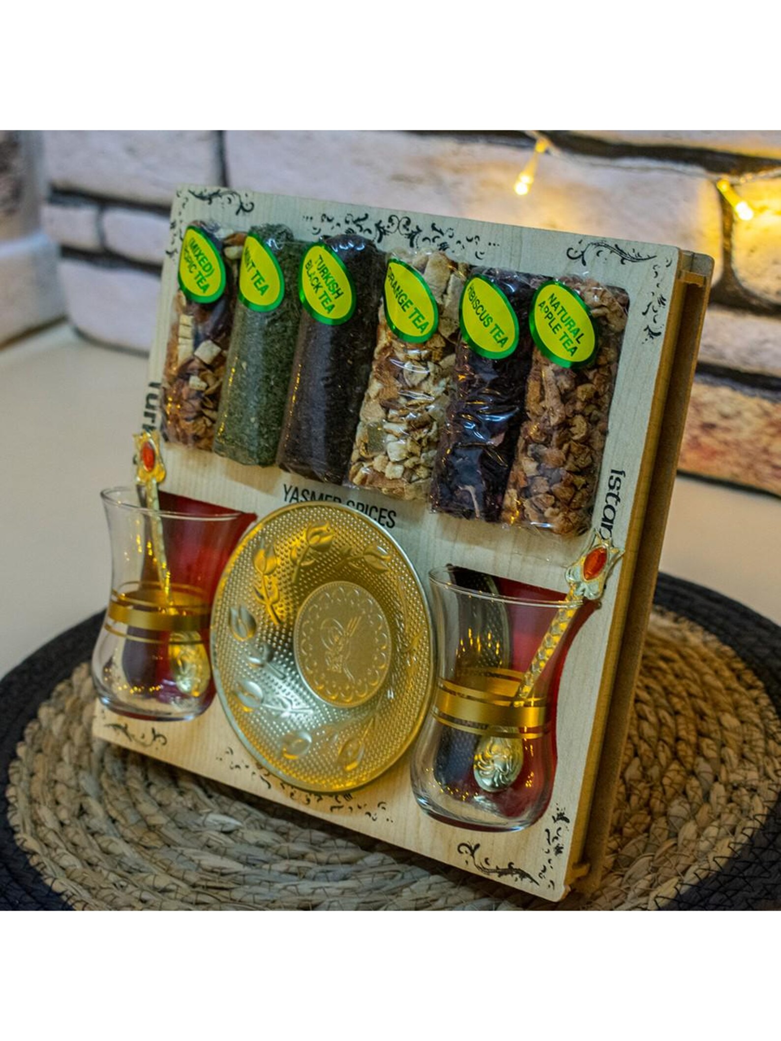 Premium Herbal Tea and Glass Set Combine Elegance and Health - Etsy