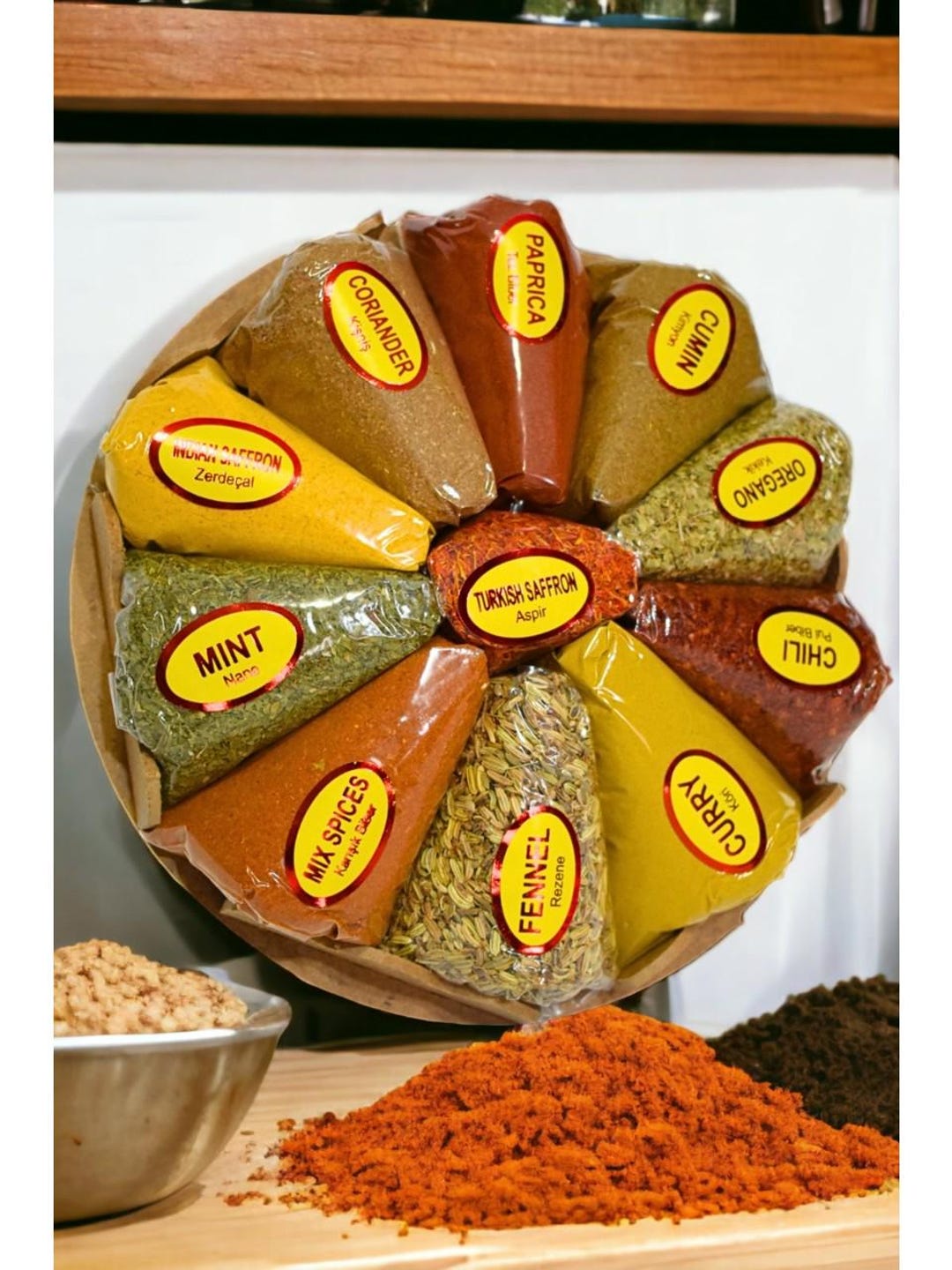 Turkish Saffron Premium Powder Spice Set (A Quality Turkish Coffee With ...