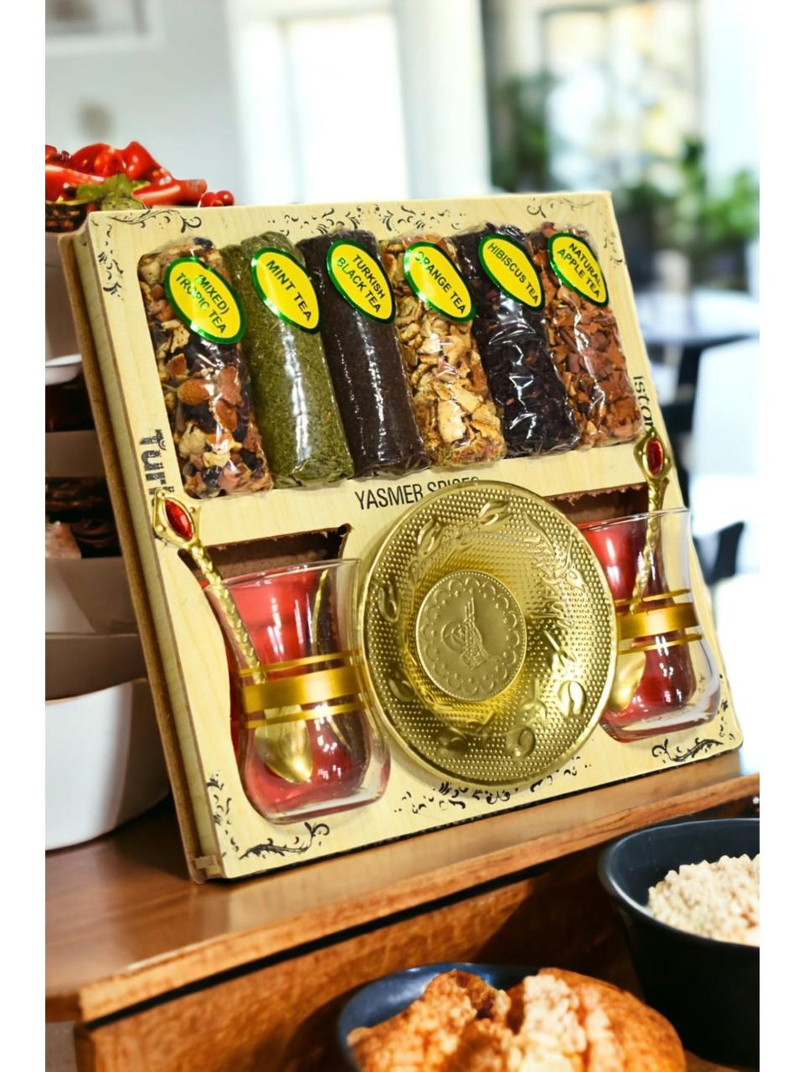 Premium Herbal Tea and Glass Set Combine Elegance and Health - Etsy