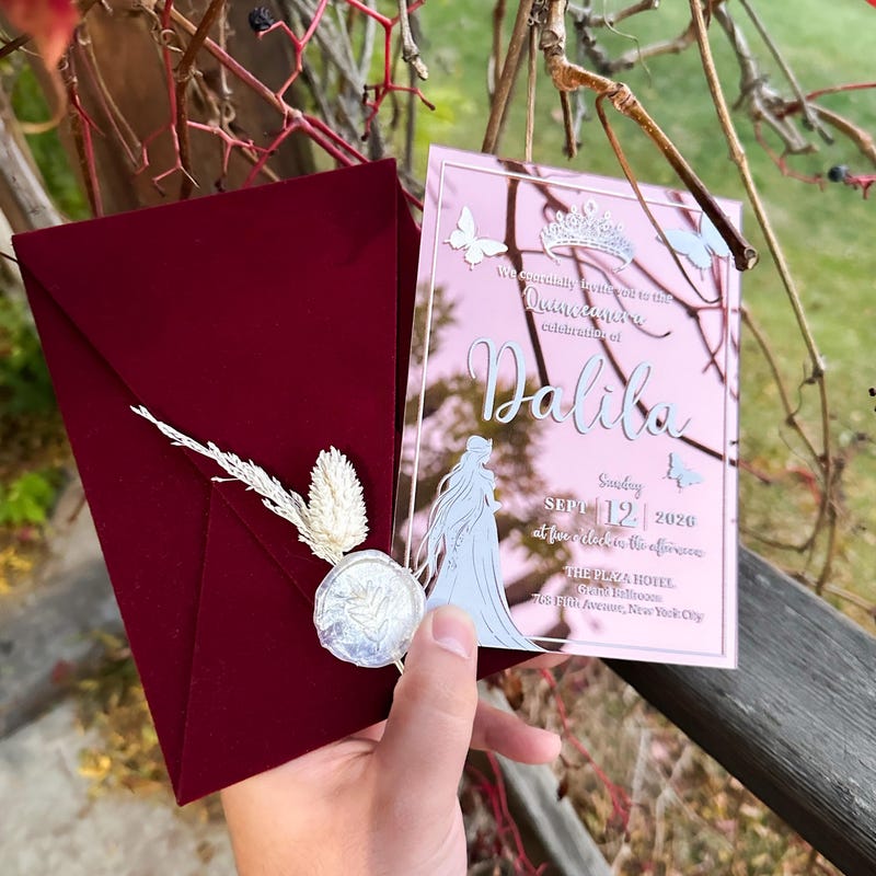 Mirror Invitation - Etsy