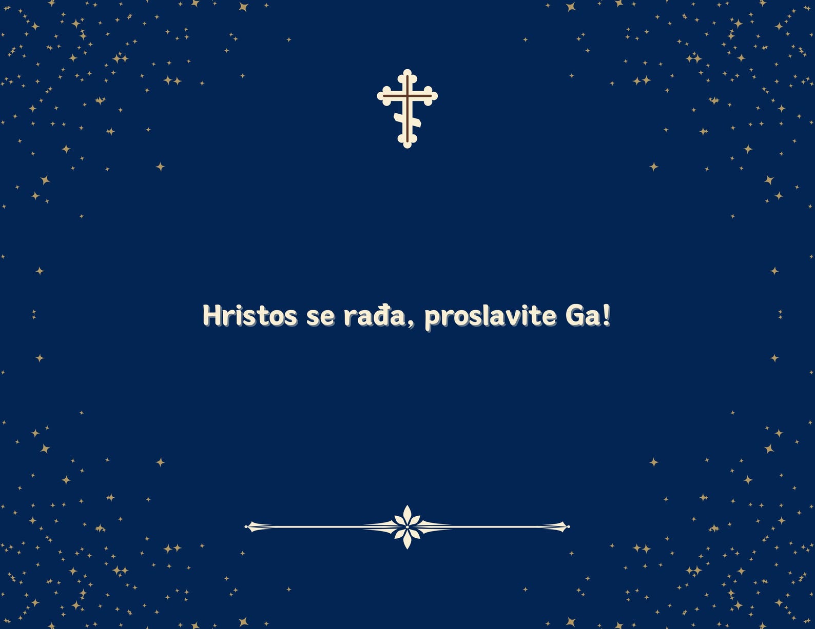 Orthodox Christmas Card Set Nativity Troparion & Festive Greetings in ...