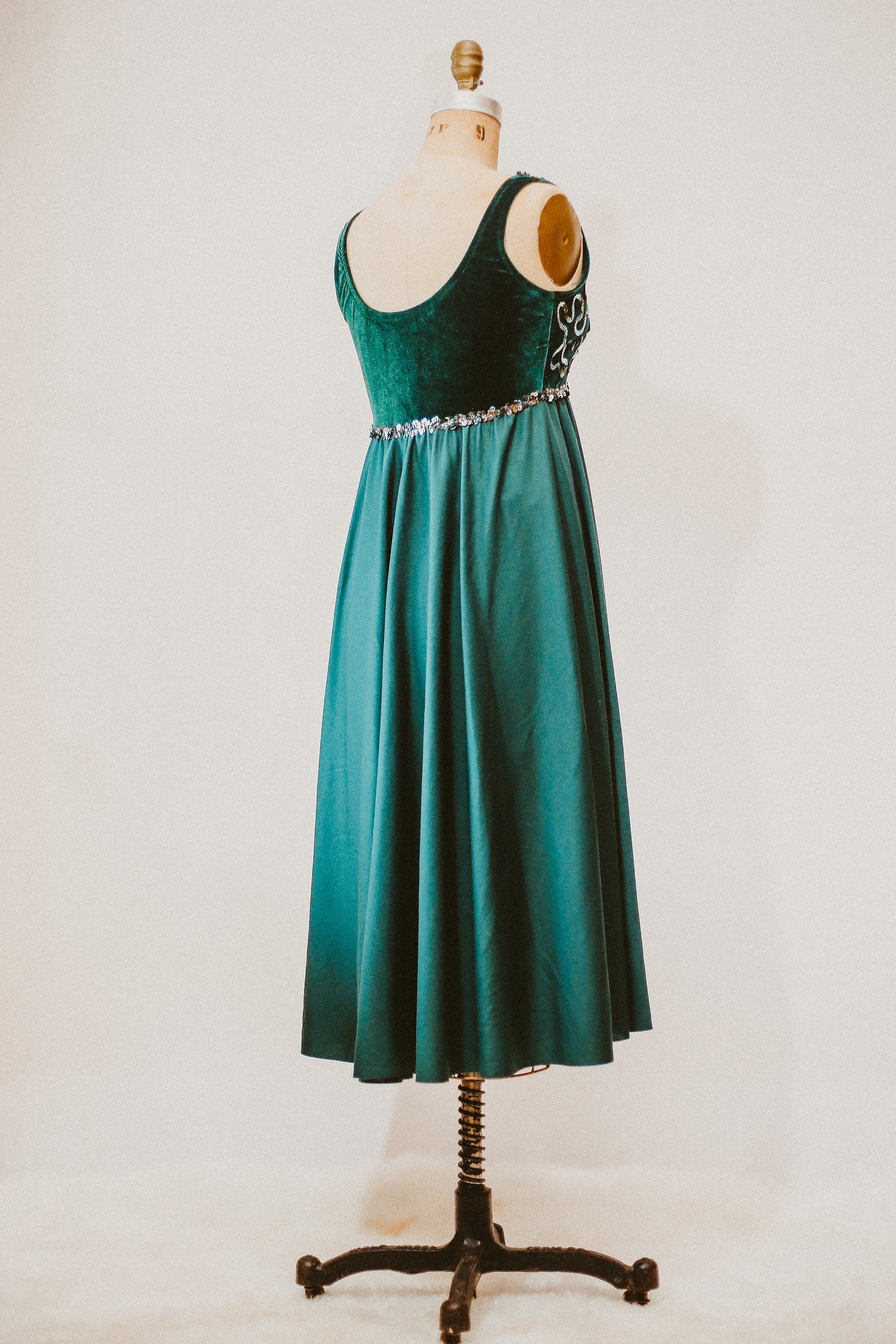The Ivy Elf Dress Vintage S/M 80s/90s Emerald Green Costume - Etsy