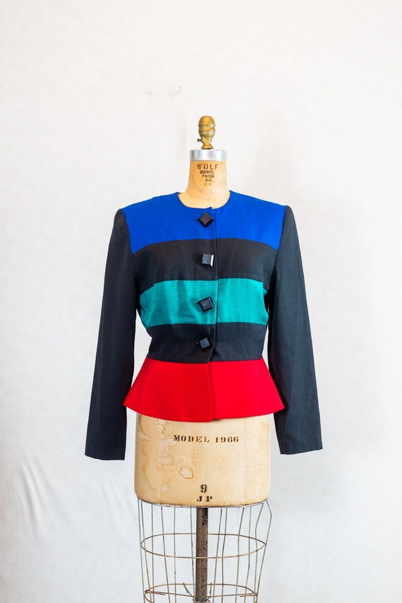 Vintage 1980s mod colorblock - Gem