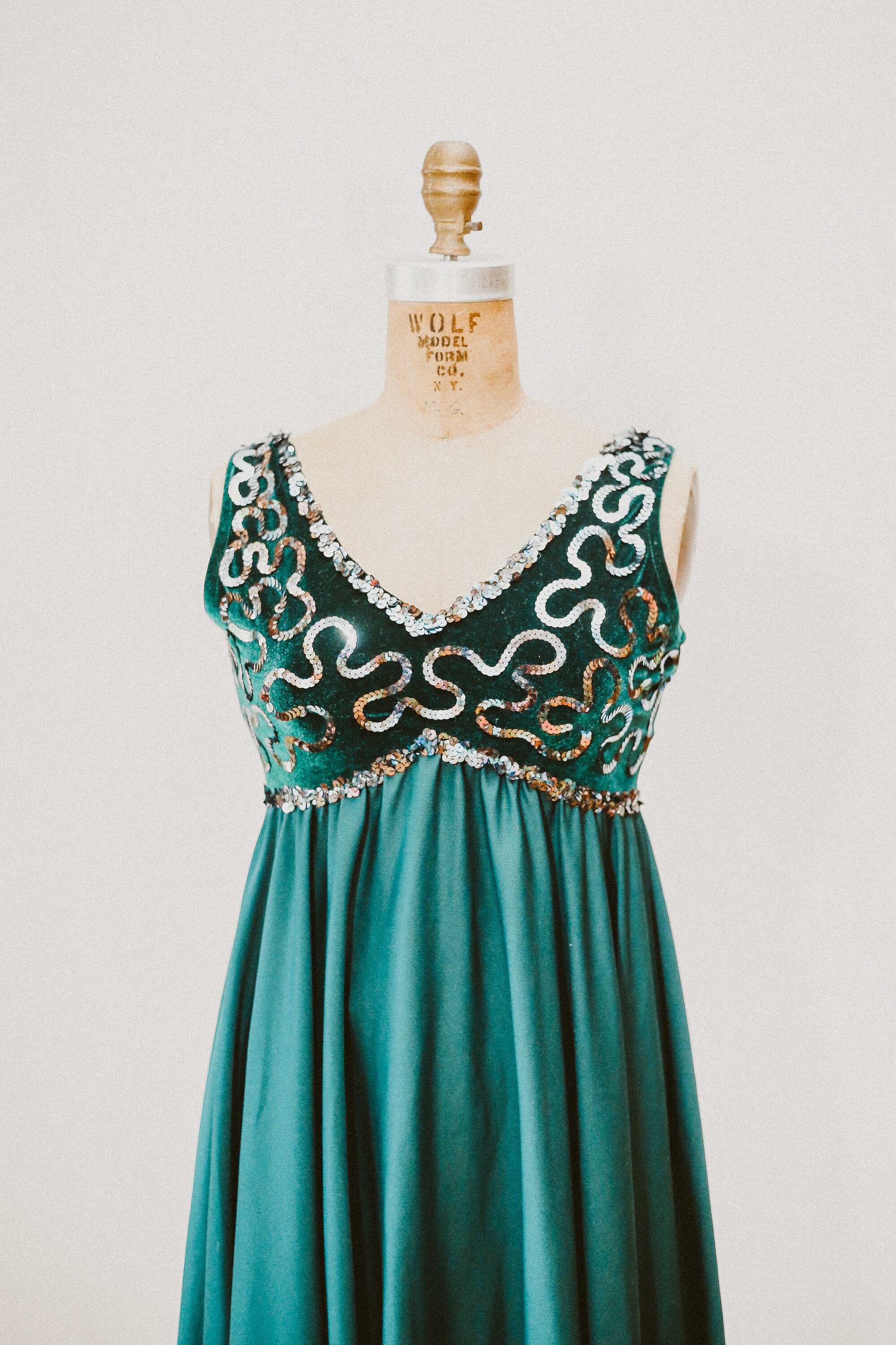 The Ivy Elf Dress Vintage S/M 80s/90s Emerald Green Costume - Etsy