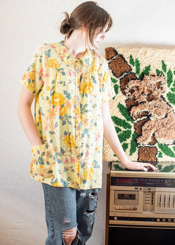 vintage retro 1970s yellow - Gem