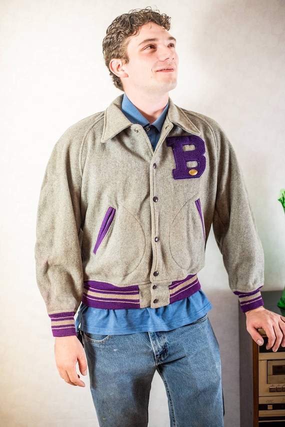 Vintage letterman jacket 42 - Gem