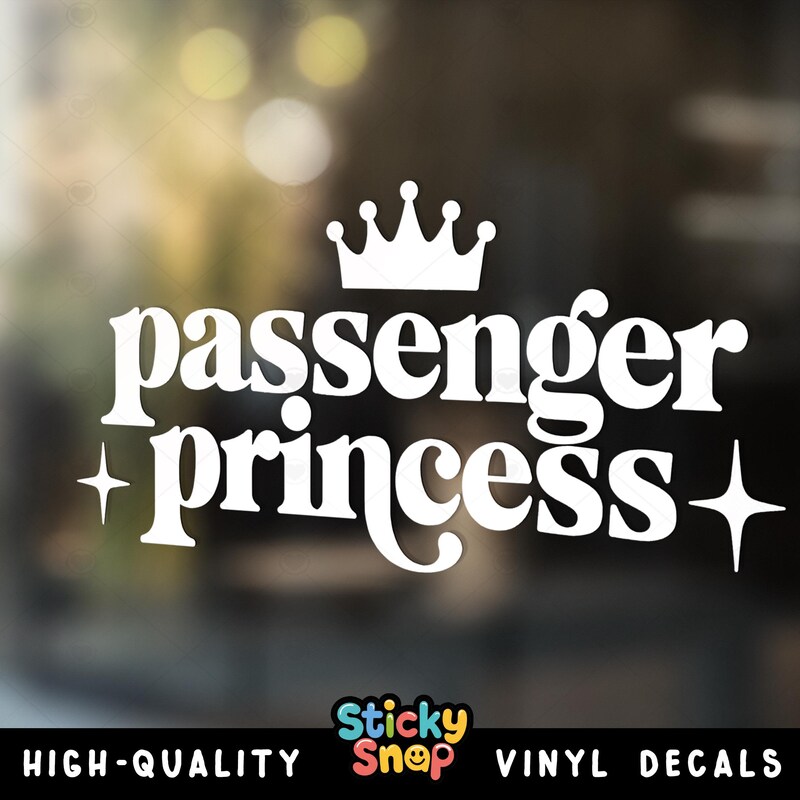 Princess Decal - Etsy