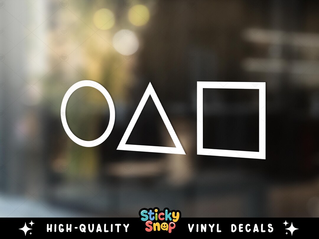 Squid Vinyl Decal, Vinyl Car Window Decal, Trendy Bumper Sticker ...