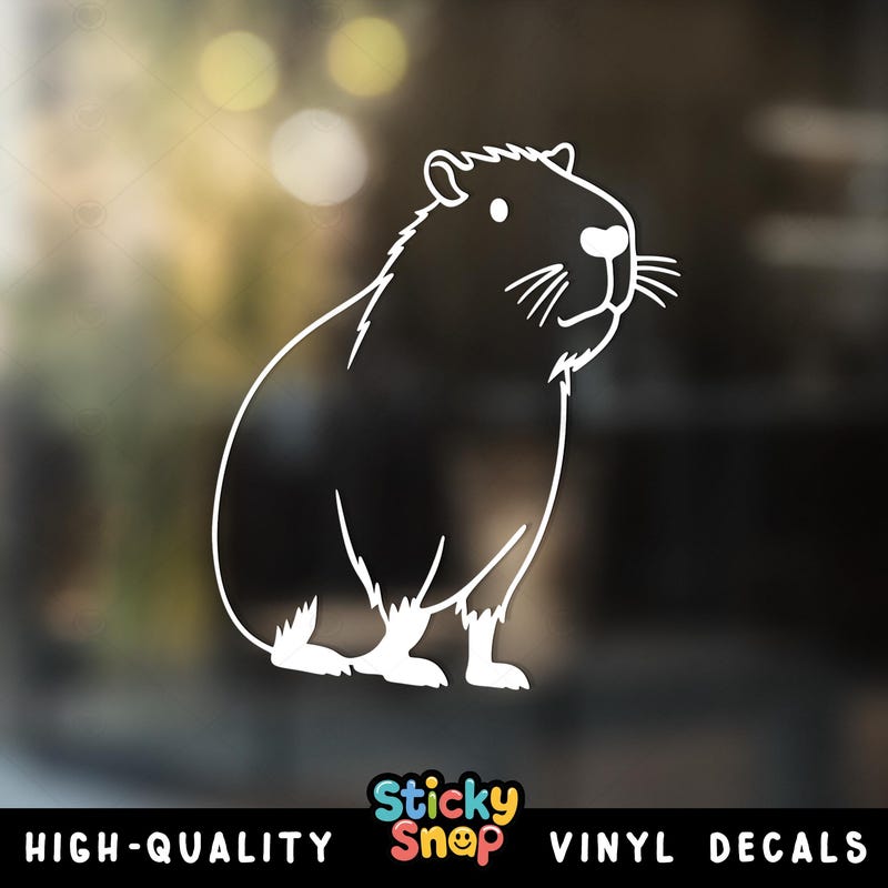 Cute Capybara Stickers - Etsy