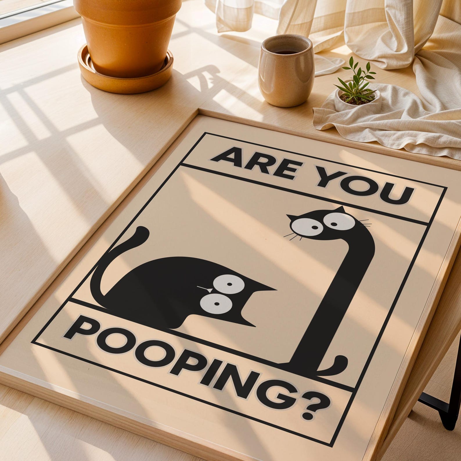 Bathroom Poster 'are You Pooping?' – Funny Decor for Your Toilet - Etsy