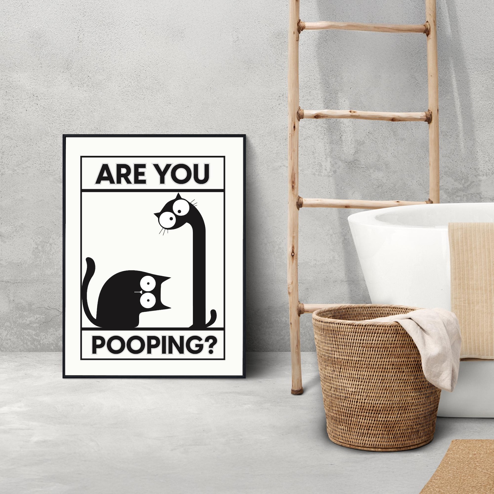 Bathroom Poster 'are You Pooping?' – Funny Decor for Your Toilet - Etsy
