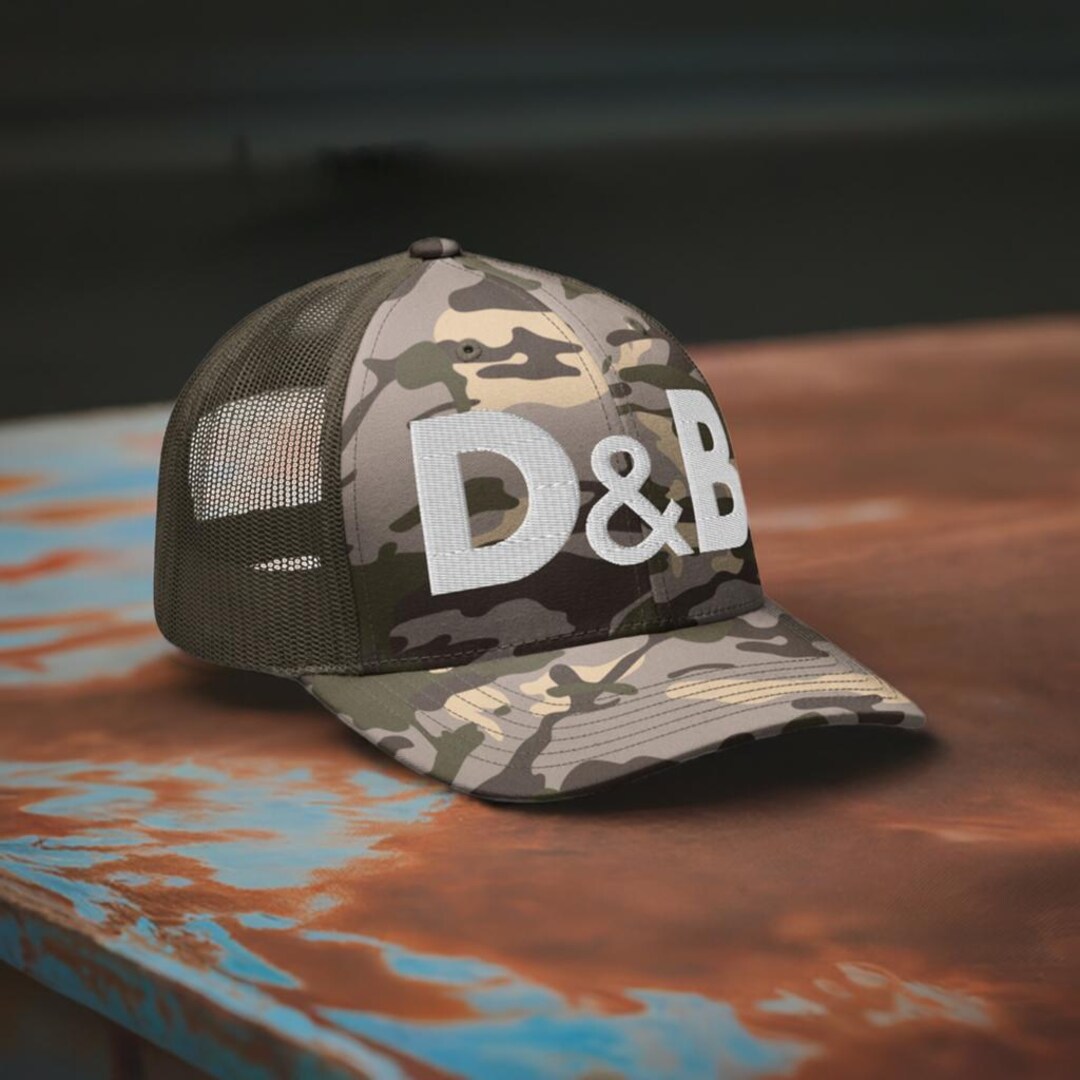 D&B Drum and Bass Camouflage Trucker Cap - Etsy