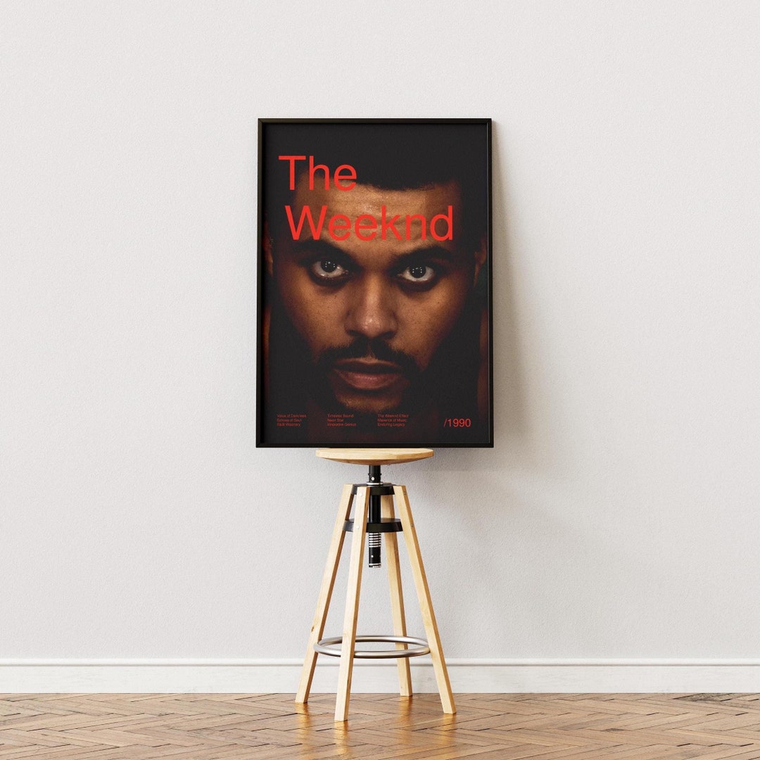 The Weeknd Poster Cover Wall Art Printable Digital Print Instant ...