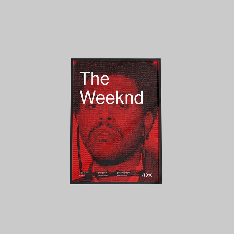 The Weeknd Poster | Cover Wall Art | Printable Digital Print | Instant ...