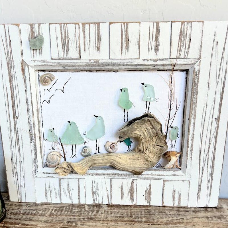 Sea Glass Wall Art - Etsy