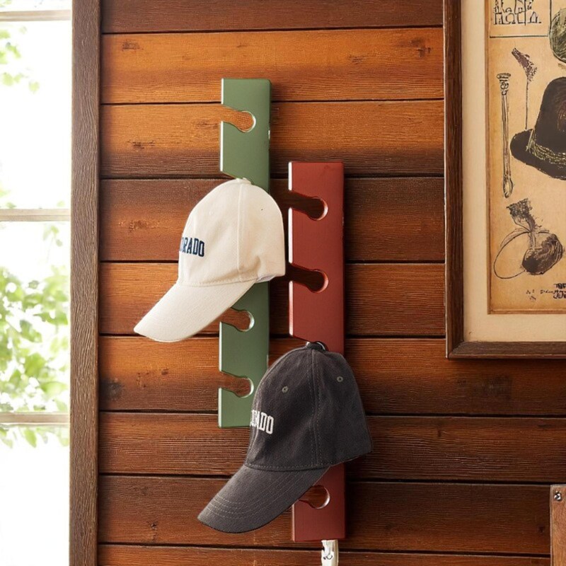 Wall Mount Hat Rack - Etsy