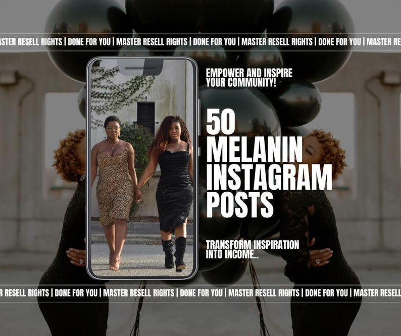 50 Melanin Instagram Posts With Photos - Etsy