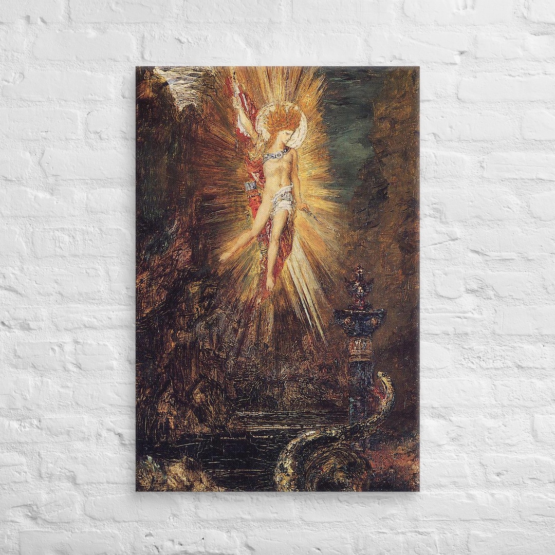Gustave Moreau - Apollo Vanquishing the Serpent Python - Etsy