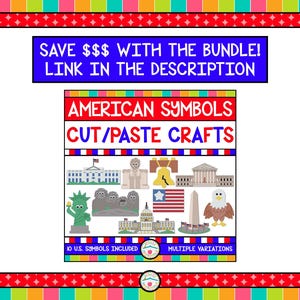 Bald Eagle Craft | Cut and Paste Patriotic Craft | American Symbols ...