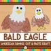 Bald Eagle Craft | Cut and Paste Patriotic Craft | American Symbols ...