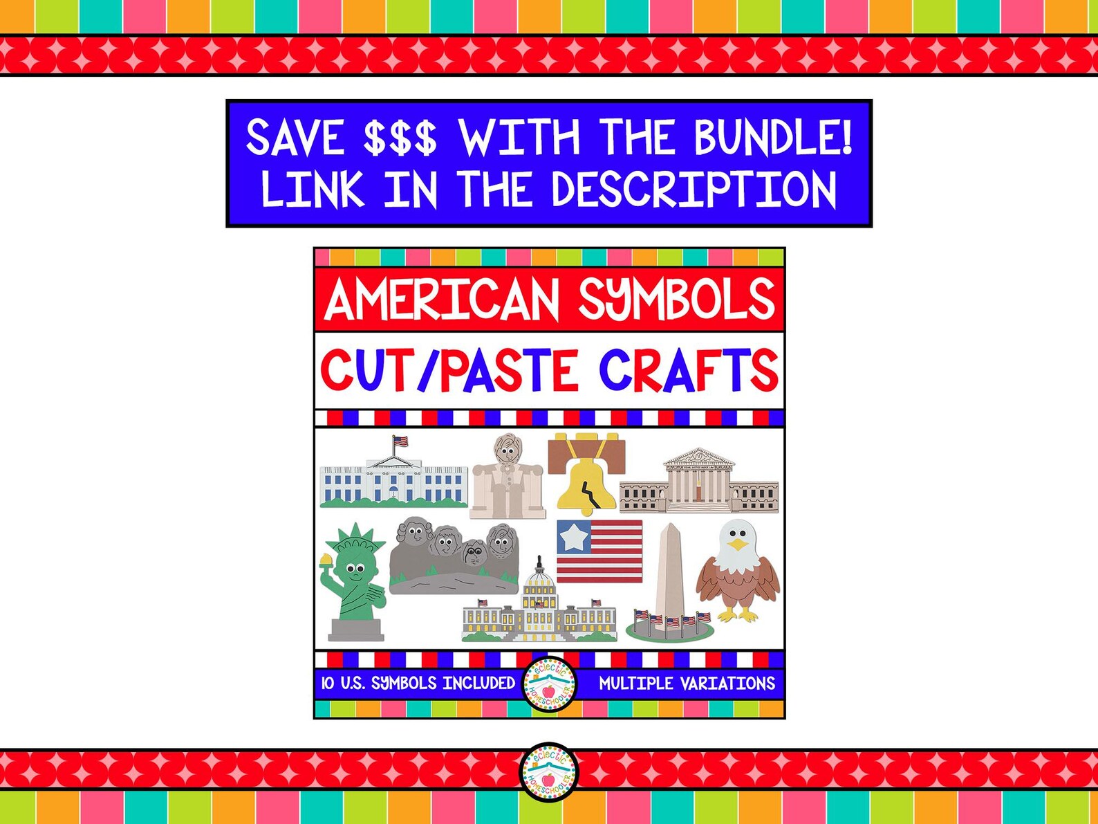 Washington Monument Craft | Patriotic Cut & Paste Craft | American ...