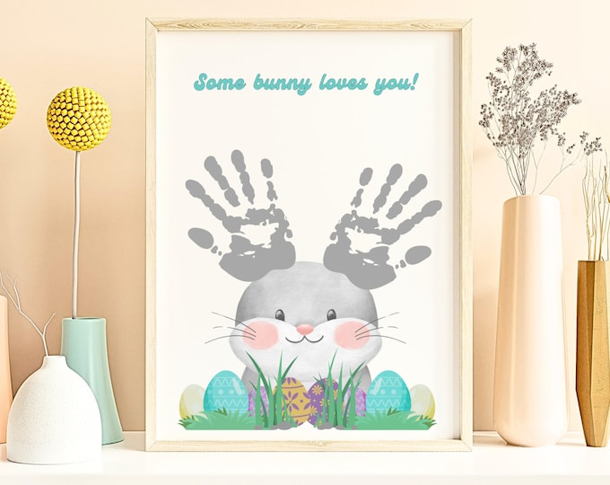 Easter Thumbprint Craft | Handprint Art | Toddler Craft | Easter Kids ...