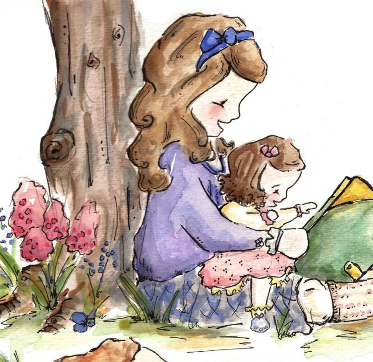 Little Girls. PRINT.8X10 Nursery Art Wall Decor - Etsy
