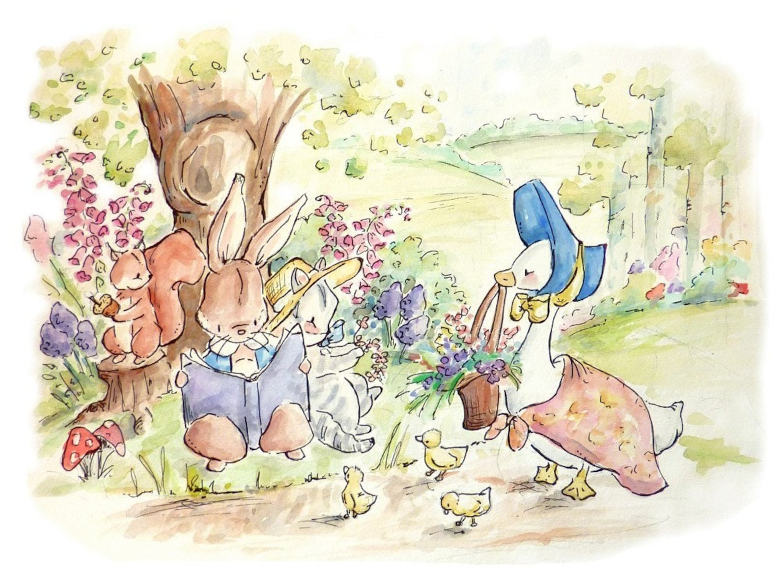 The Peter Rabbit Collection. COLLECTORS EDITION. Print. Nursery Art ...