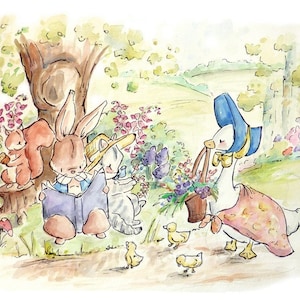 The Peter Rabbit Collection. COLLECTORS EDITION. Print. Nursery Art ...