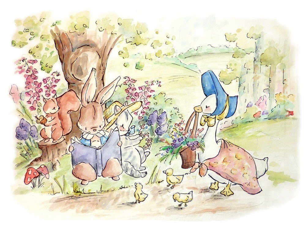The Peter Rabbit Collection. COLLECTORS EDITION. Print. Nursery Art ...
