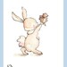 Children Art. Bunny Says Goodbye. Print 8X10. Nursery Art Wall Decor - Etsy