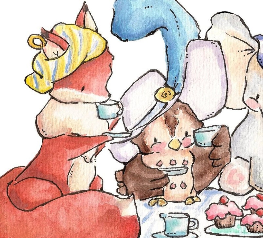 Pirate Tea Party. PRINT.8X10. Nursery Art Wall Decor - Etsy