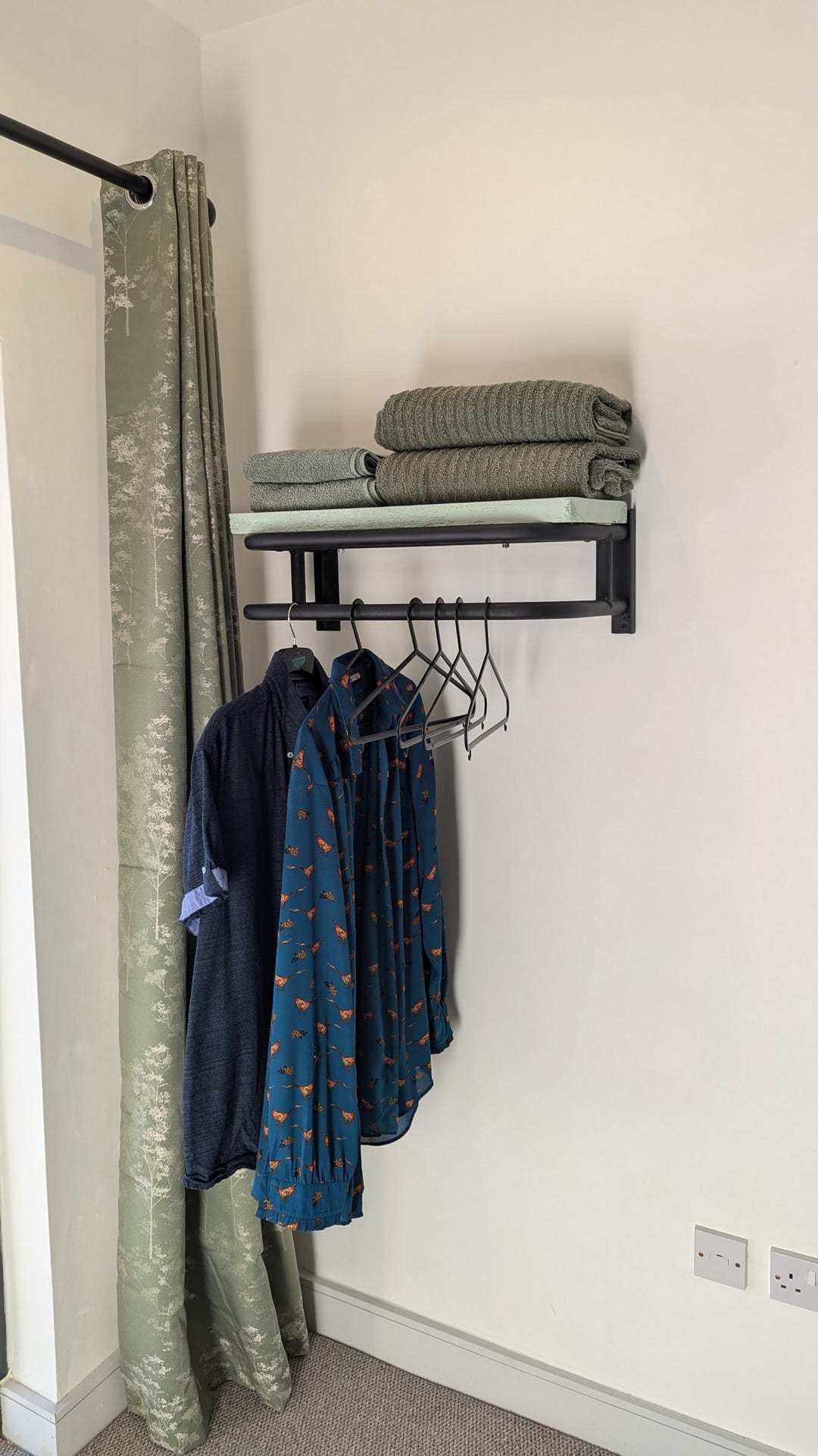 Shelf, Shelving, Shelves, Hanging Rail, Clothes Hanger, Custom Made ...