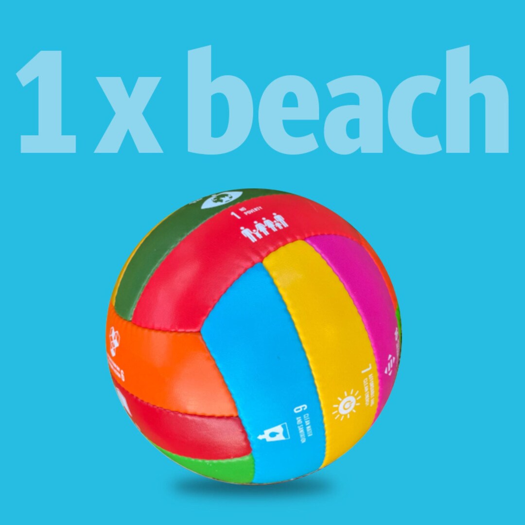 Play With Purpose: SDG Beach Volleyball Promoting UN Global Goals - Etsy
