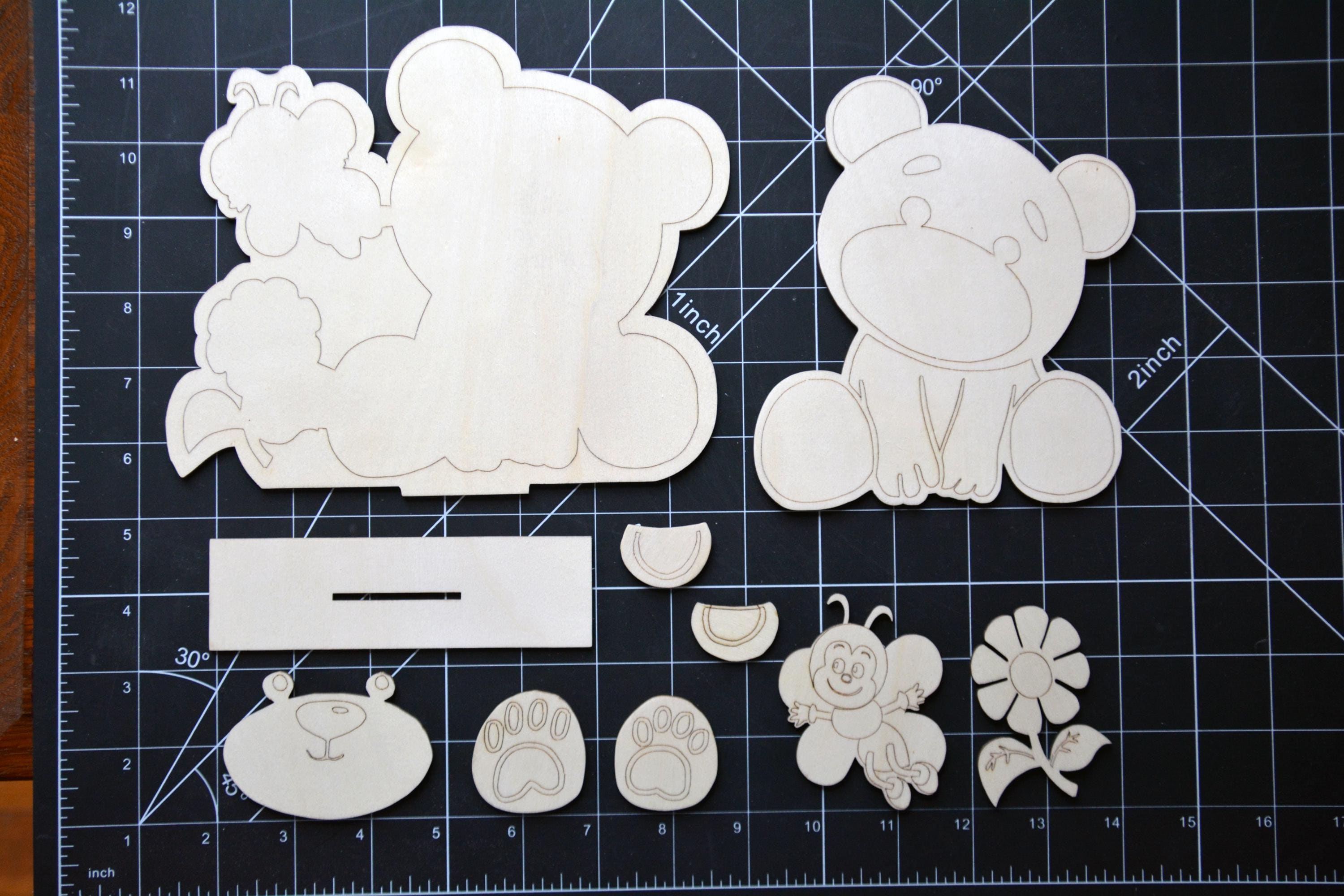 Coloring Pages | DIY Coloring Kit for Kids | Wood Painting Kit | Fun ...