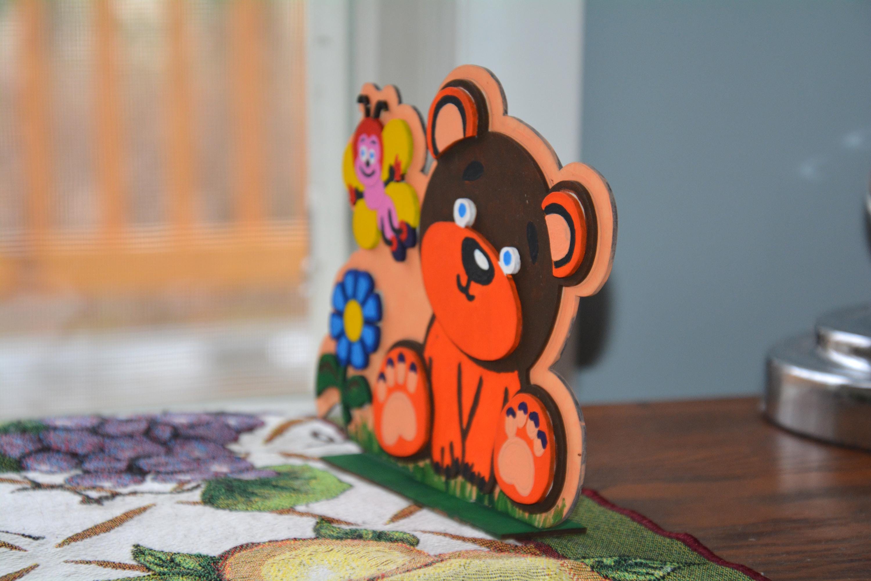 Coloring Pages | DIY Coloring Kit for Kids | Wood Painting Kit | Fun ...