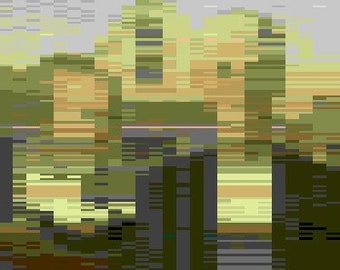 Atari 2600 Mona Lisa - 18x24 Pixel Art Poster Print - Etsy