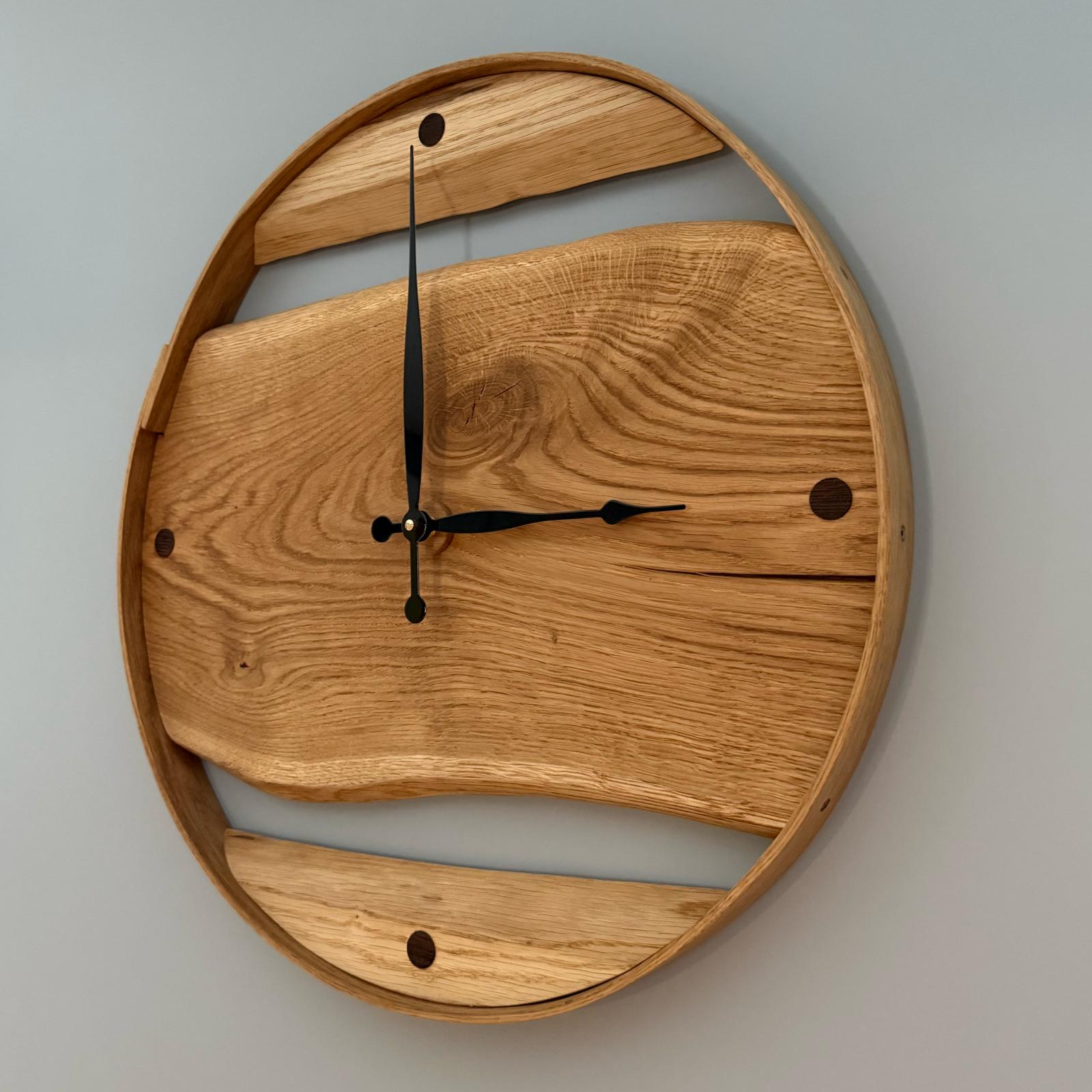 Oak Clock - Etsy