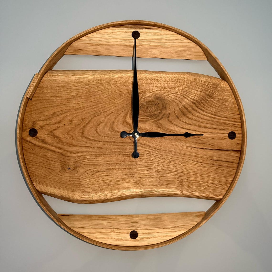 Oak Clock - Etsy