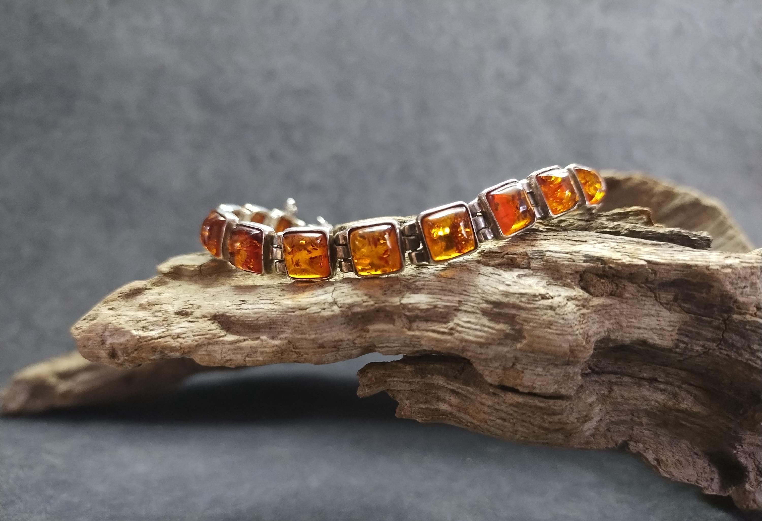 Baltic Amber Bracelet - Etsy