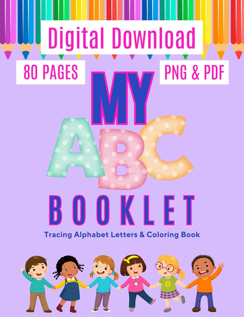Abc Coloring, PDF, Abc Tracing, Tracing Book, Abc Coloring Book, Abc ...